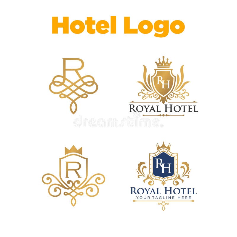 Hotel Logo Template stock vector. Illustration of business - 58362969