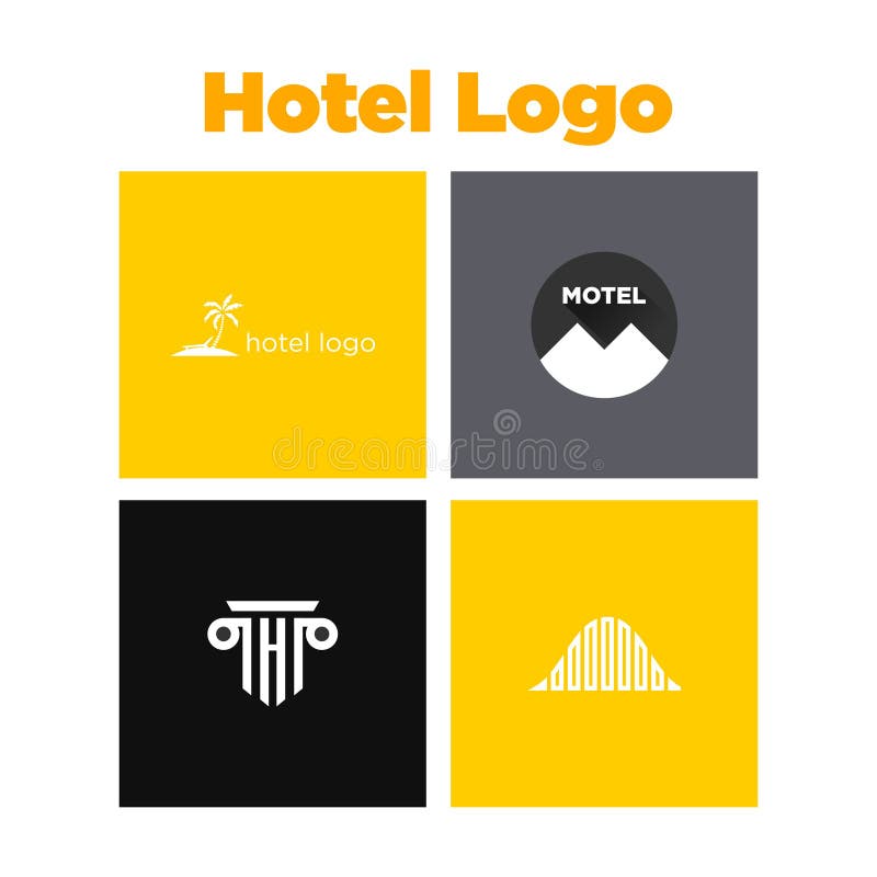 Hotel Logo Template stock vector. Illustration of elegance - 58786575