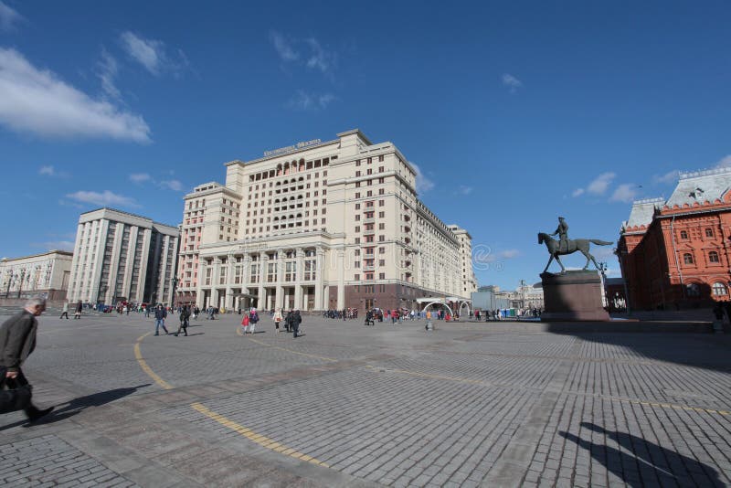Hotel Moscow. Moscow, Russia Editorial Photo - Image of building ...