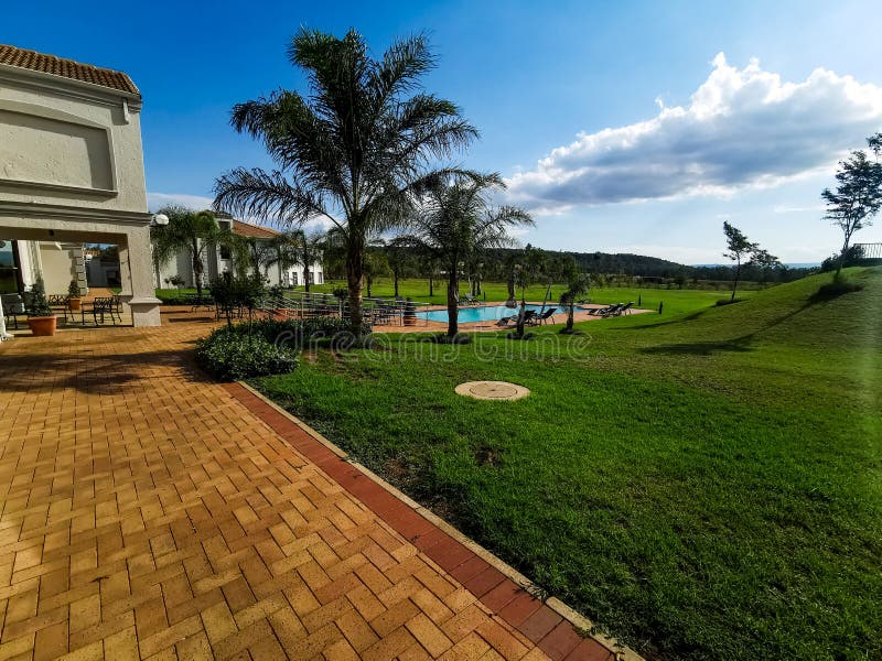 Hotel Newcastle Green Grass Durban Stock Photo - Image of grass, green ...