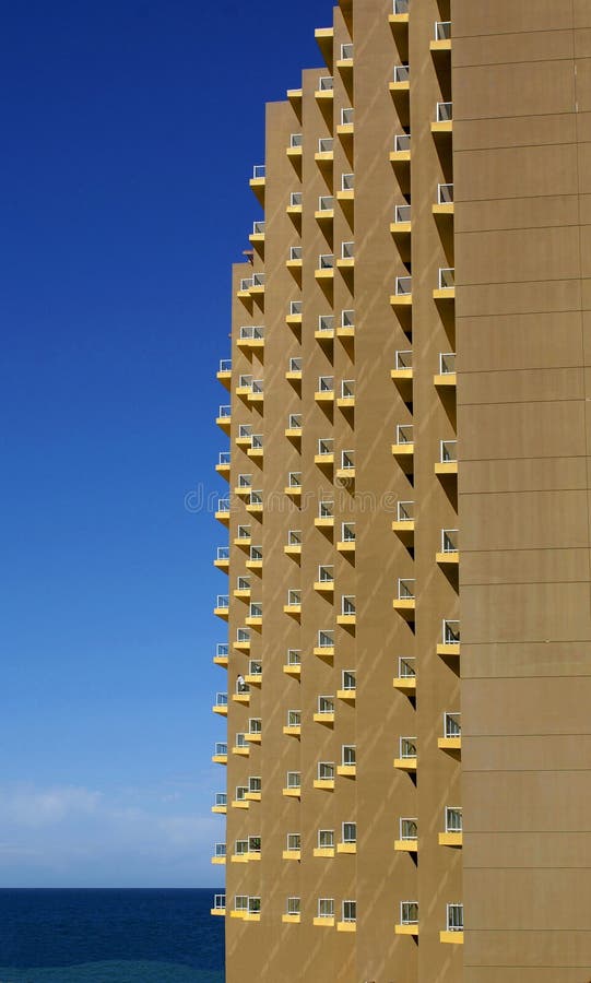 Hotel Overlooking Ocean stock image. Image of patio, hotel - 42801521