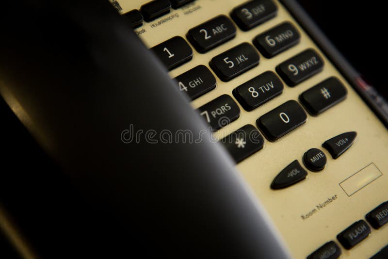 Hotel Phone stock photo. Image of buttons, keypad, receiver - 6363092