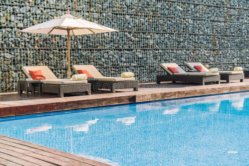 Hotel pool resort stock image. Image of swimming, water - 64467727