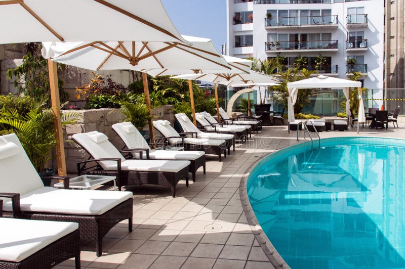 Hotel Pool stock image. Image of summer, hotel, side - 53823413