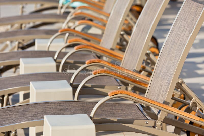 Hotel Poolside Chairs stock image. Image of holidays - 68284609