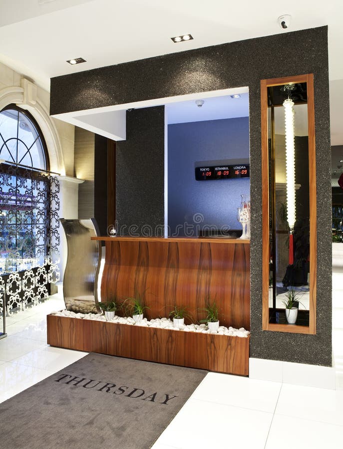 Hotel reception stock image. Image of counter, departure - 25995981