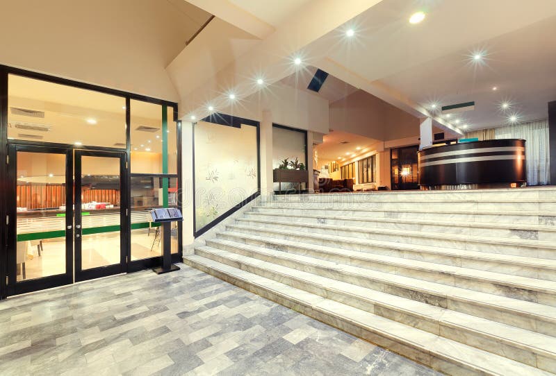 Hotel reception stock photo. Image of lifestyle, motel - 28251956