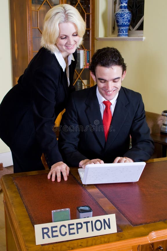 Hotel reception stock photo. Image of executive, dressed - 8003154