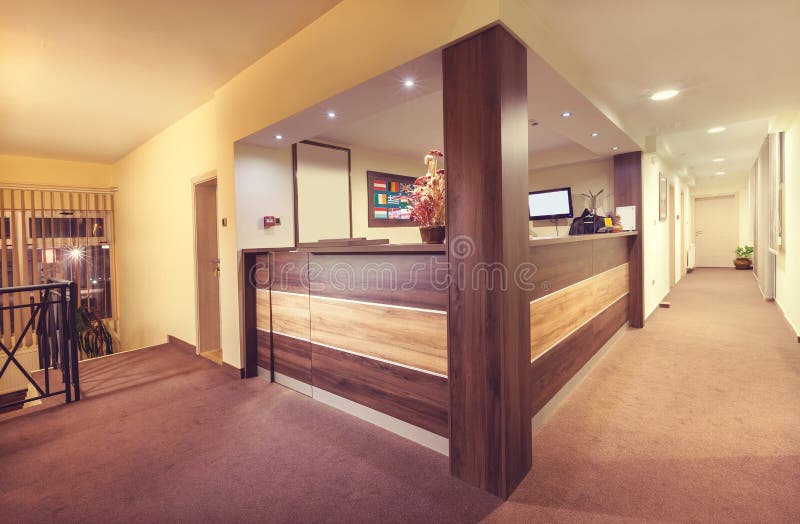Hotel reception stock photo. Image of office, lifestyle - 36915224