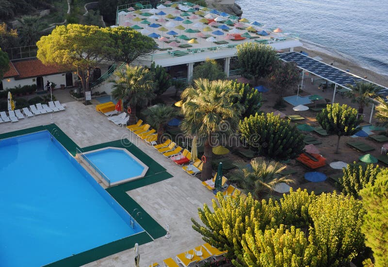 Hotel Recreation Area stock photo. Image of swimming - 12765242