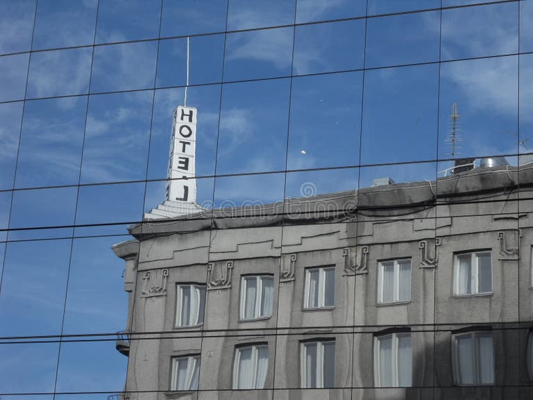 Hotel reflection stock image. Image of vacation, sleeping - 29094809