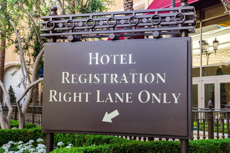 Hotel Registration stock image. Image of design, metal - 61950519