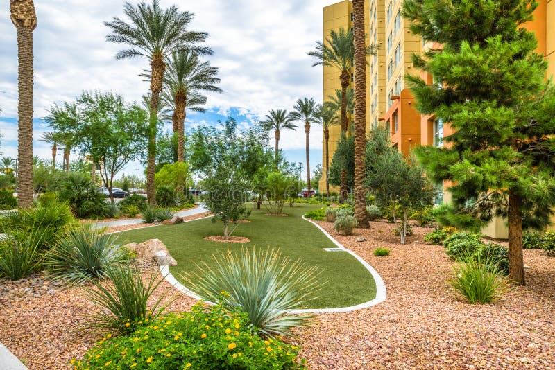 Hotel Resort Landscaping stock photo. Image of tree, vacation - 59506388