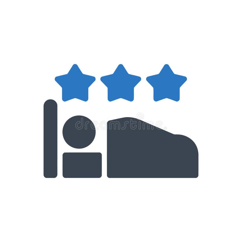 Hotel Review Icon stock vector. Illustration of sleep - 361528959