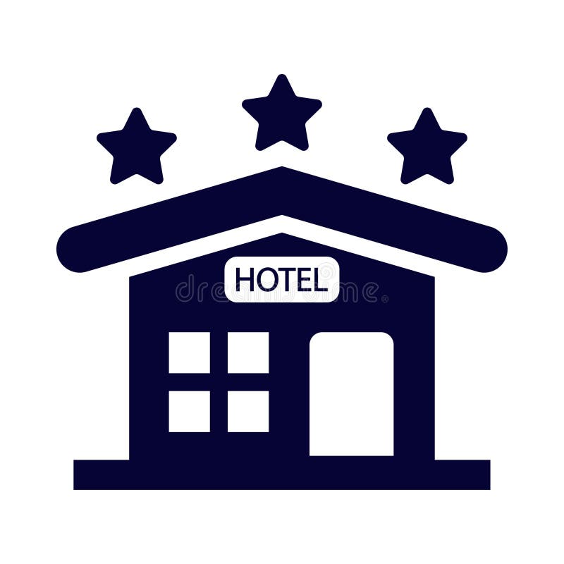 Hotel Review Icon. Monochrome Simple Travel Icon for Templates, Web ...
