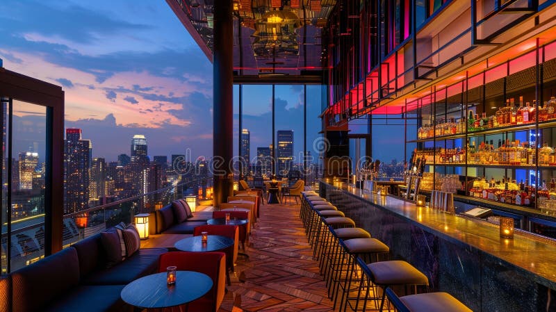Hotel Rooftop Bar Stock Illustrations – 951 Hotel Rooftop Bar Stock ...