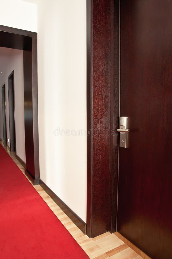 Hotel room door stock image. Image of corridor, locations - 49057797