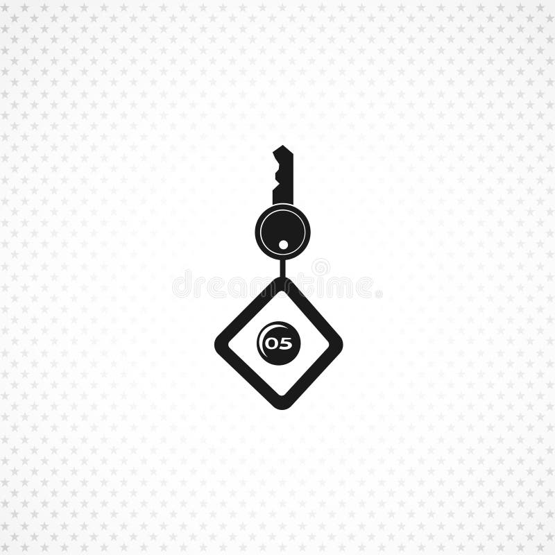 Hotel Room Key Clipart. Room Key Isolated Flat Icon Stock Vector ...