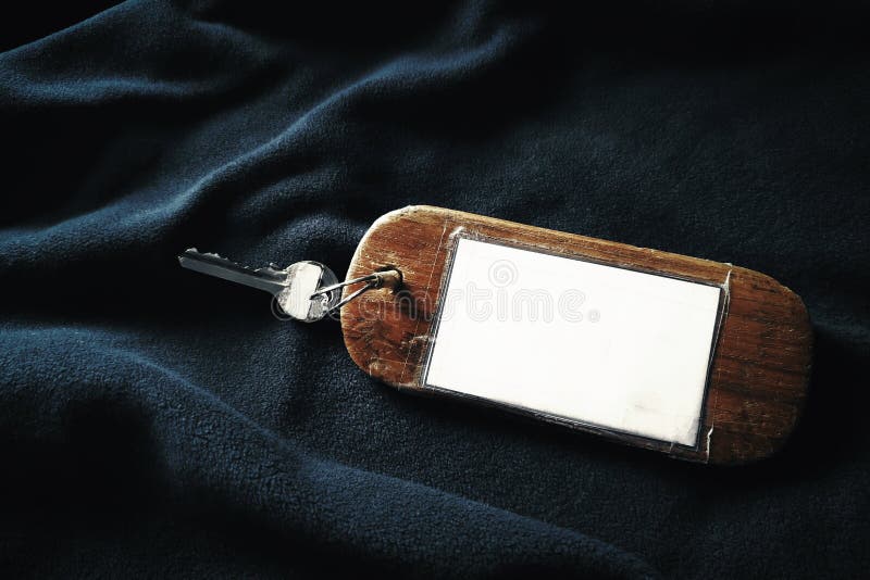 Hotel room key tag stock photo. Image of label, lock - 375635884