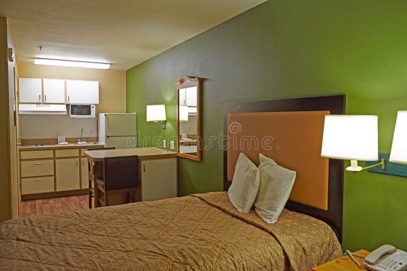 Hotel room with kitchen stock photo. Image of living - 70541106