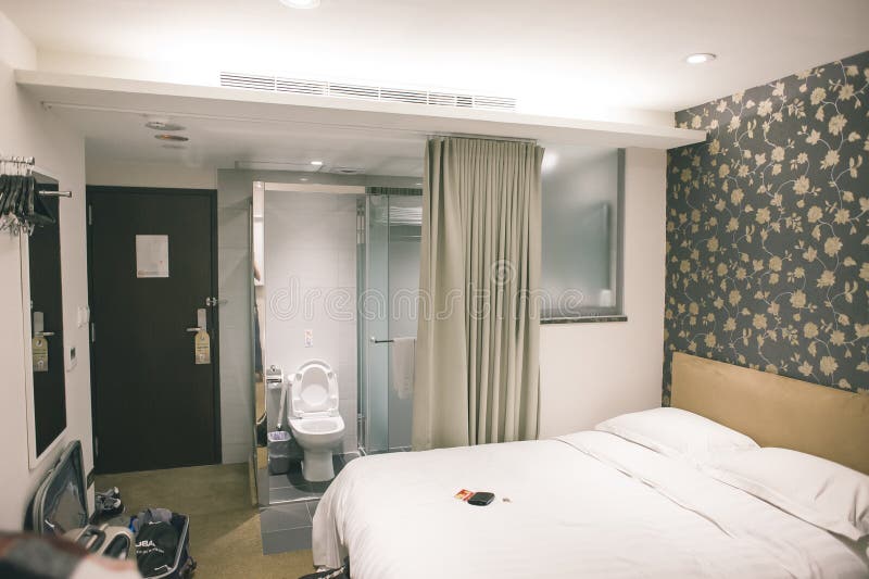 Hotel room stock image. Image of bowl, modern, small - 35508347