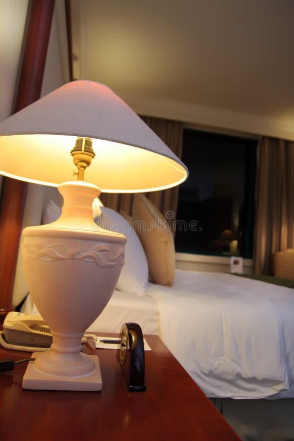 Hotel room room setup stock photo. Image of night, home - 9096038