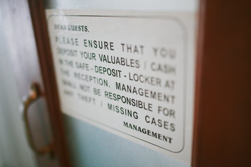 Hotel room rules stock photo. Image of lifestyle, vacation - 54029318