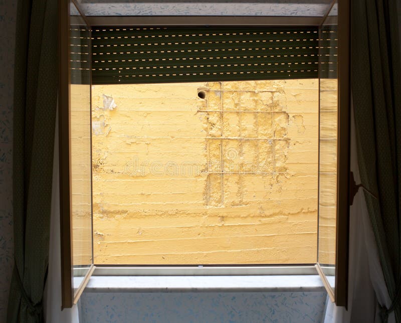 Hotel room with wall view. stock photo. Image of wall - 42281458