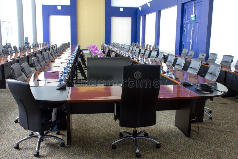 The Hotel S Conference Room Stock Image - Image of chair, listen: 33933923