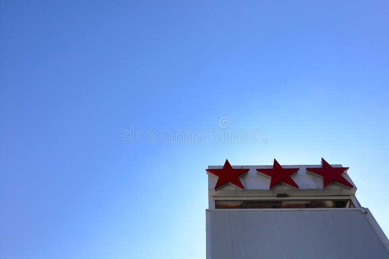 Hotel s three stars stock photo. Image of motel, service - 57957046