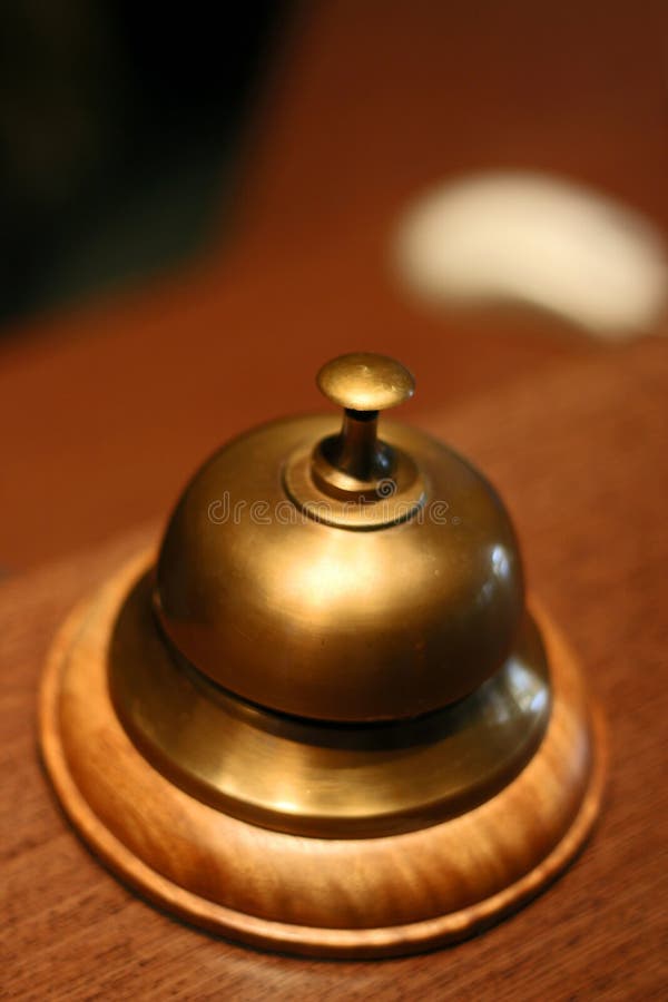 Hotel Reception Service Bell Stock Image - Image of colour, lobby: 10553651