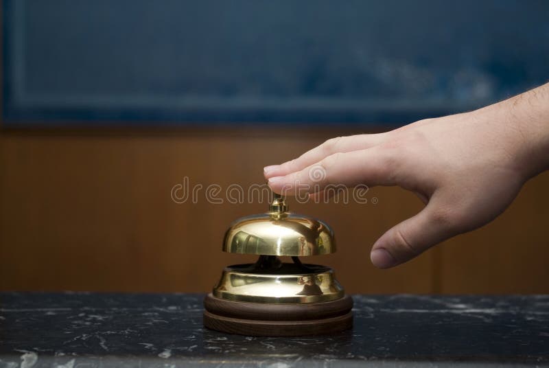 Hotel bell stock image. Image of metal, noise, assistance - 14771387