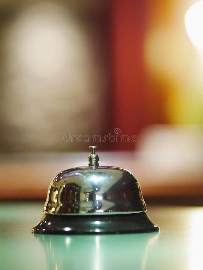 Hotel service bell stock photo. Image of accommodation - 75743310