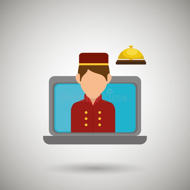 Hotel service design stock illustration. Illustration of apartment ...