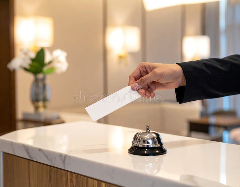 Hotel Service: Guest Checking in Stock Image - Image of concierge ...