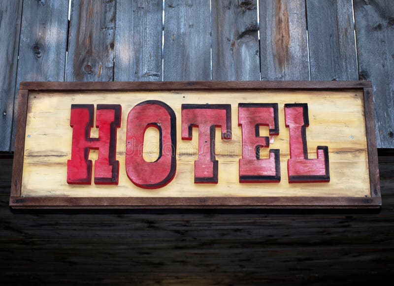 Hotel sign stock photo. Image of exterior, hotel, staying - 11021994