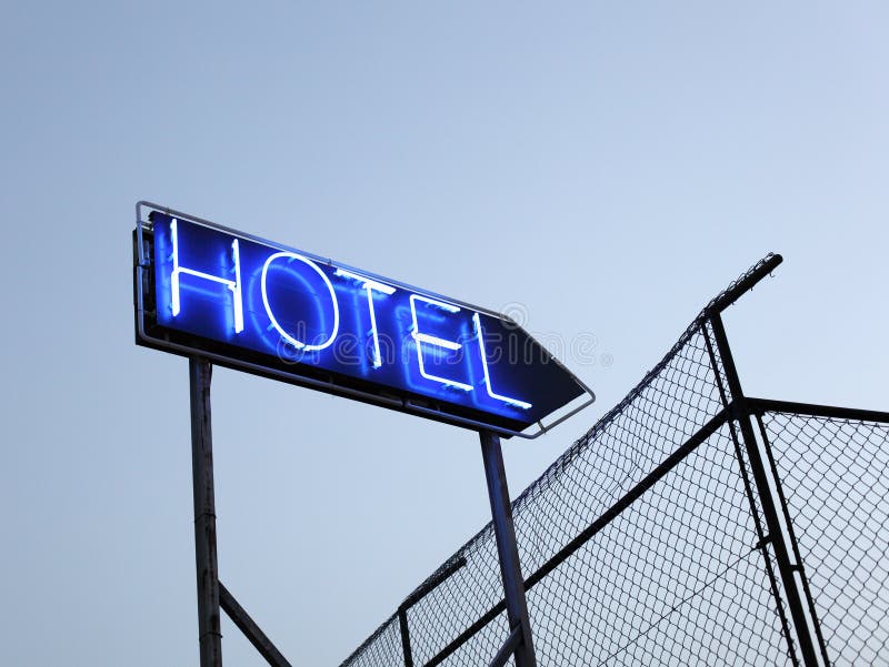 Hotel sign stock image. Image of sign, travel, hostal - 25669321
