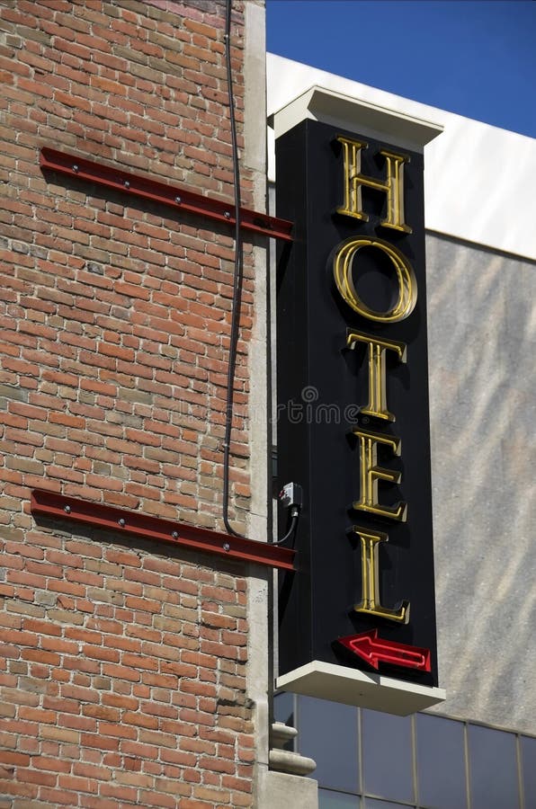 Hotel sign stock photo. Image of hotel, sleep, edmonton - 5346738