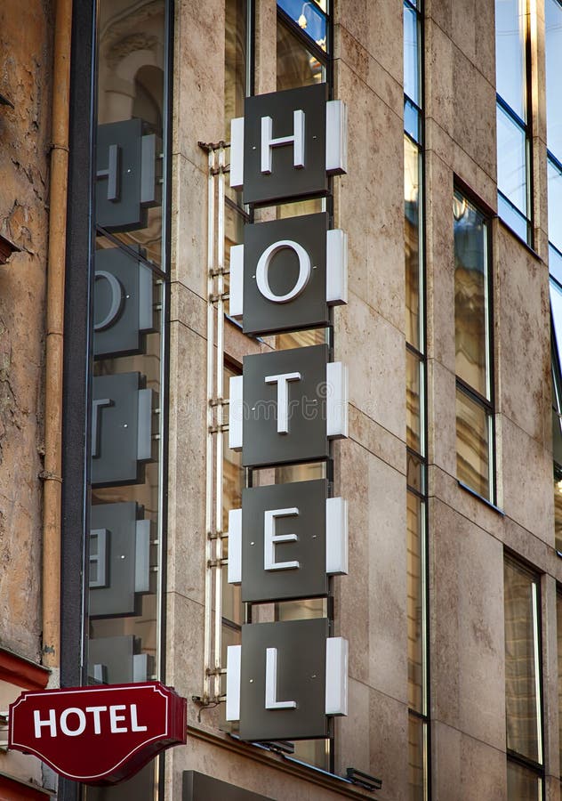 Old Boise Hotel Sign stock image. Image of neon, retro - 10968285