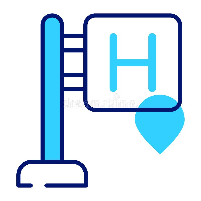 Hotel Signpost Board Vector in Modern Style, Editable Icon Stock Vector ...