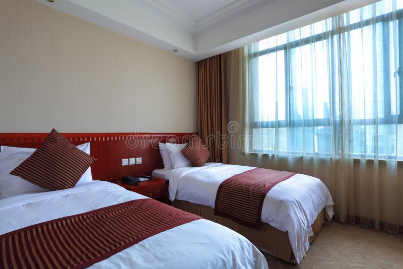 Hotel standard room stock photo. Image of sheet, relax - 31076780