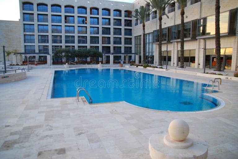 Hotel swimming pool stock image. Image of hotel, clean - 10306331