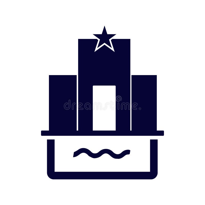 Hotel swimming pool icon stock vector. Illustration of icon - 264880299