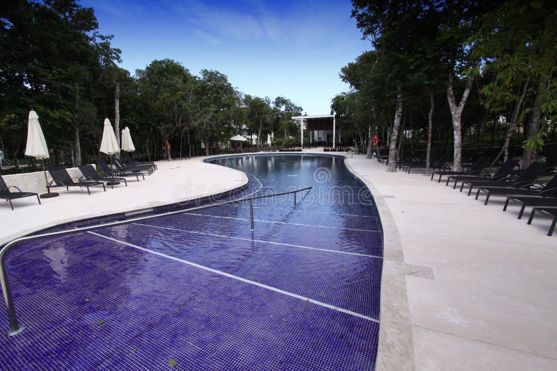 Pool in Mexico stock photo. Image of architecture, geography - 902178
