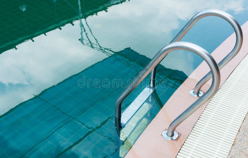 Hotel swimming pool stock photo. Image of fresh, staircase - 58470968