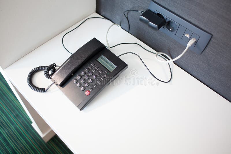 Hotel telephone stock photo. Image of light, plastic - 45819604