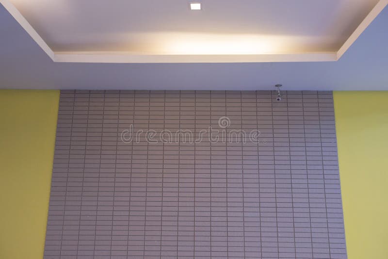 Hotel walls and CCTV. stock image. Image of cctv, blue - 95855883