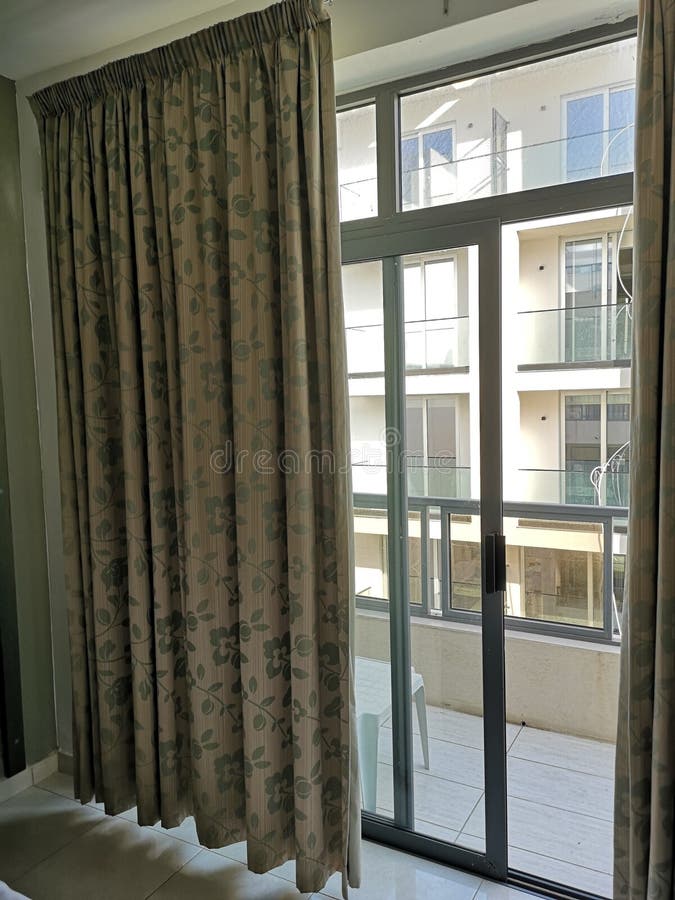 Semi-open Gray Ancient Wooden Fence Overlooking the Courtyard of an Old ...