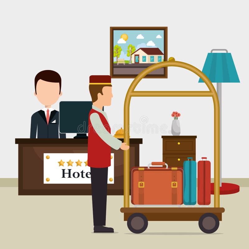 Hotel Workers Personal Professional Service Man and Woman Job Uniform ...