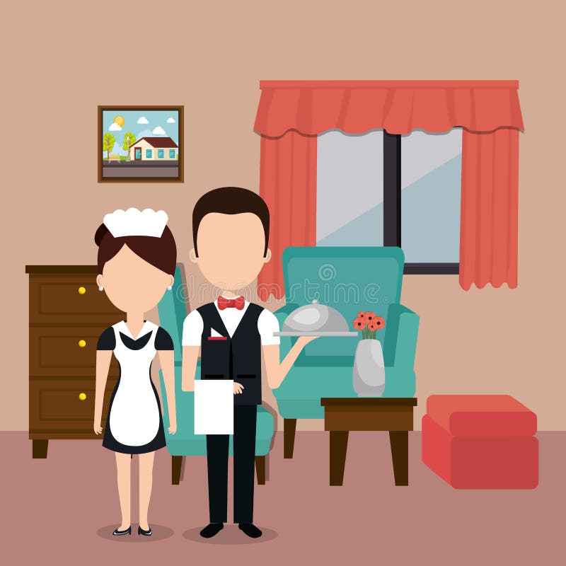 Hotel Workers Stock Illustrations – 334 Hotel Workers Stock ...
